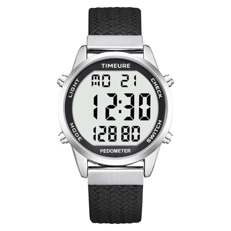 Accurate Pedometer Watch for Men Walking Simple Step Counter Watches ...