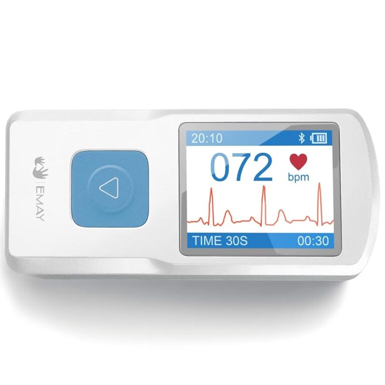 EMAY Portable ECG Monitor | Record ECG and Heart Rate Anytime Anywhere ...